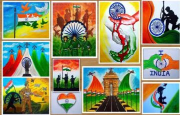Easy Freedom Struggle of India Drawing